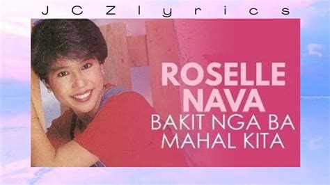 Roselle Nava Bakit Nga Ba Mahal Kita Lyrics Fil Eng YouTube