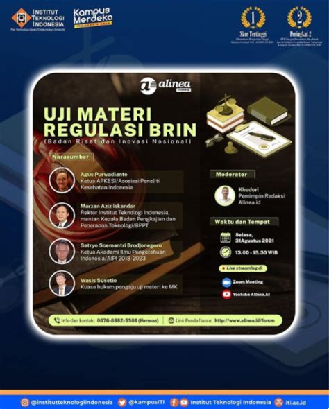 Uji Materi Regulasi BRIN Badan Riset Dan Inovasi Nasional Institut
