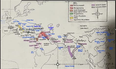 Map 1 Ancient Civ Diagram Quizlet