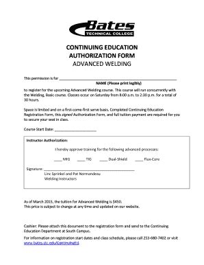 Fillable Online Bates Ctc This Permission Is For Bates Ctc Fax Email