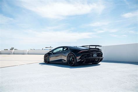 Lamborghini Huracan Evo Black Adv Adv M V Cs Wheel Wheel Front