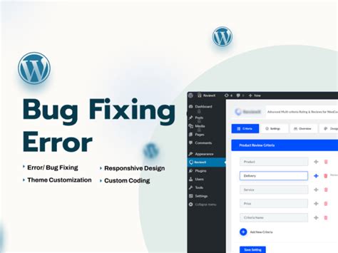 wordpress bug fix wordpress error and wordpress issues upwork