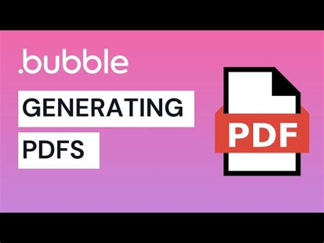 New Plugin Pdf Creator Plugins Bubble Forum