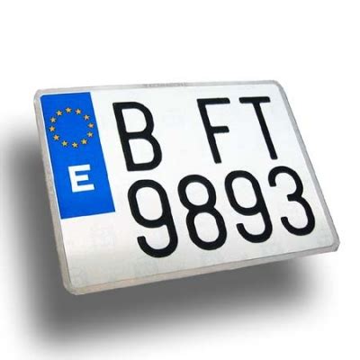 Grabadoringles es Comprar placas de MATRÍCULA MOTO Barcelona