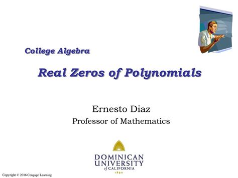 real zeros of polynomials ppt download