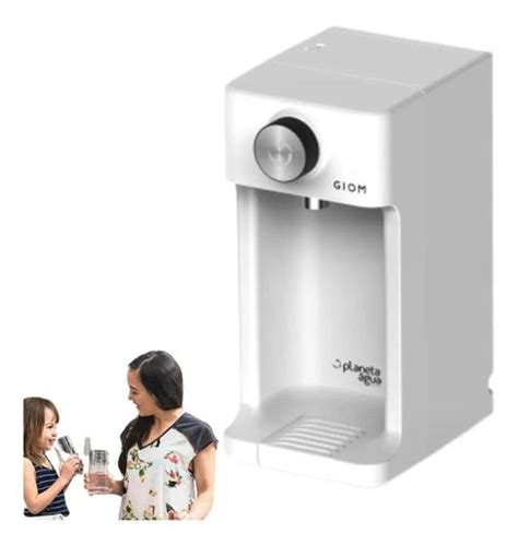 Purificador Planeta Água Branco Natural Giom Bebedouro Purificador e