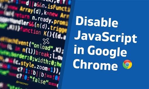 How To Disable Javascript In Chrome Blogye