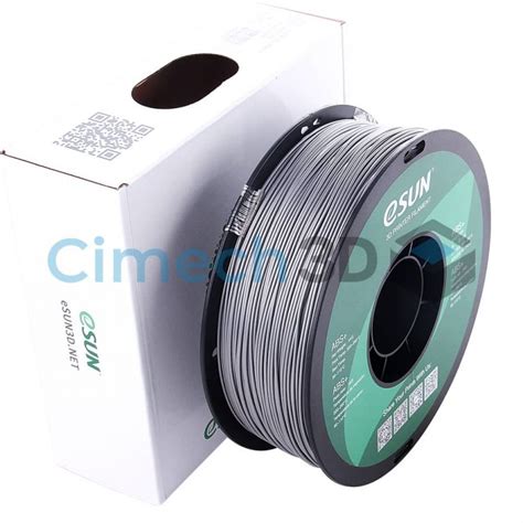Filamento ABS Plateado Marca ESun 1Kg Cimech 3d