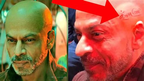 DECODED Shah Rukh Khans Bald Head In Jawan Reads THIS Text In