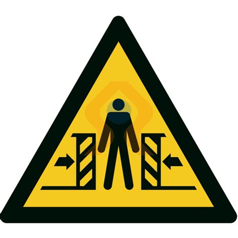 Pictogramme de danger risque d écrasement