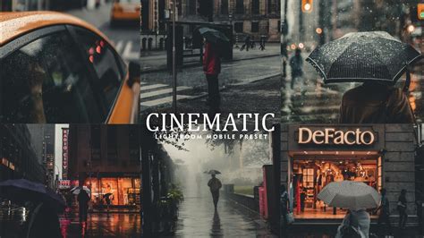 Cinematic Preset Lightroom Mobile Presets Urban Preset Cinematic