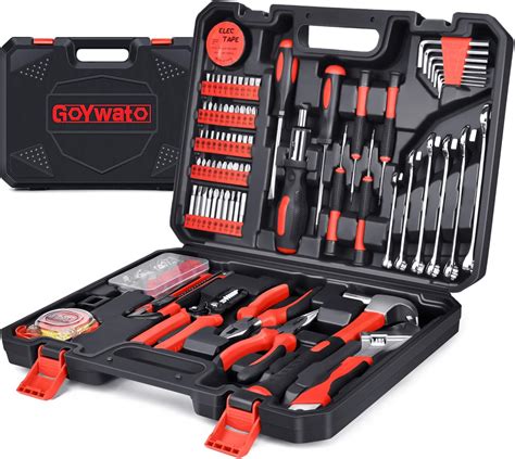 Goywato Caisse Outils Complete Pi Ces Malette Outils Bo Te