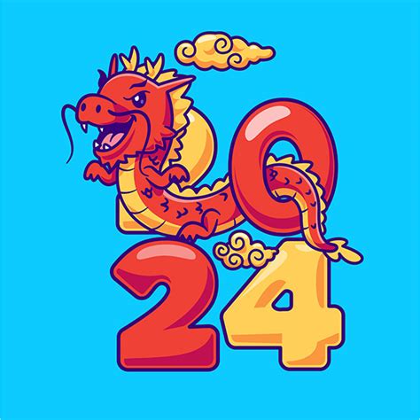 2024龙年艺术字 素材CNN