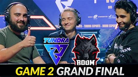Boom Vs Tundra Game Grand Final Gamers Galaxy Dota Youtube