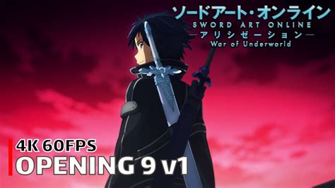 Sword Art Online Opening V K Fps Creditless Cc Youtube