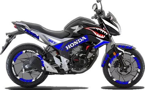 Kit Calcomanias Reflejantes Cb 160 F Honda Cb160f Vinil Envío gratis
