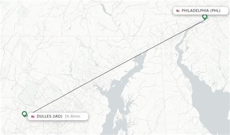 Direct Non Stop Flights From Philadelphia To Dulles Schedules