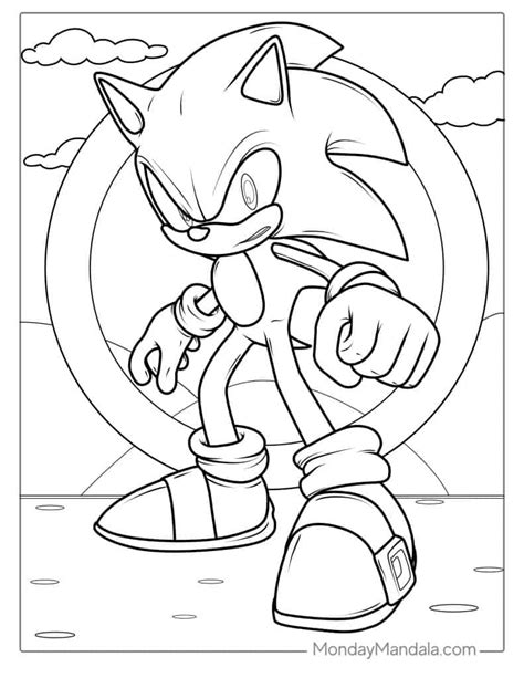 Free Coloring Pages Of Sonic The Hedgehog Unleash Your Inner Artist