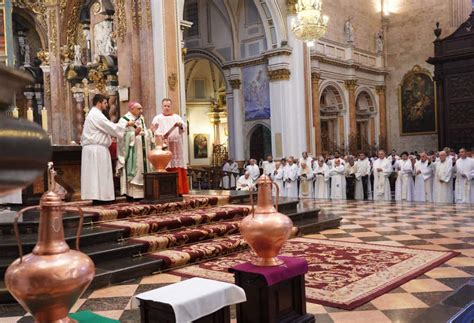 Misa Crismal 5 abril 2023 Archidiócesis de Valencia