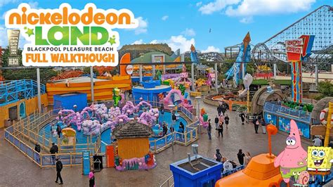 Nickelodeon Land At Blackpool Pleasure Beach Virtual Tour Sept 2023