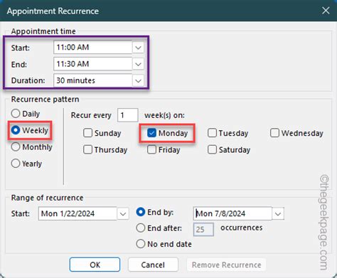 How To Create A Recurring Meeting In Ms Outlook
