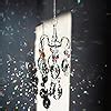 H D HYALINE DORA Crystal Wind Chime Shaped Suncatcher Glass Hanging