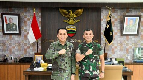 Pj Gubernur Sumut Agus Fatoni Bertemu Pangdam I Bb Bahas Pelaksanaan