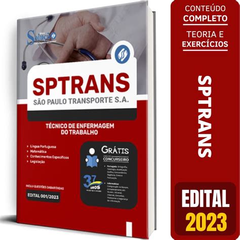 Apostila Concurso Sptrans T Cnico De Enfermagem Do Trabalho