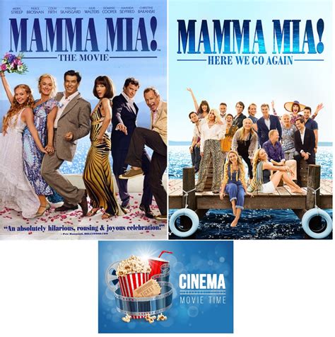 Mamma Mia Here We Go Again Double Feature DVD Set With Bonus Art