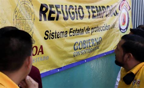 Ya Preparan Los Refugios Lluvias Fuertes En Sinaloa Se Esperan A