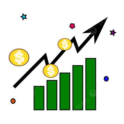 Concept De Graphique De Progression Financière En Pleine Croissance PNG