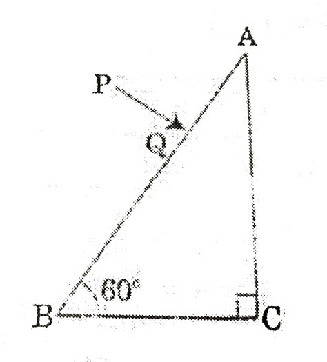 A Ray PQ Incident On The Refracting Face BA Is Refracted In The Prism