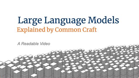 Large Language Models Explained Common Craft