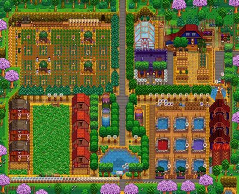 Stardew Valley Fake Four Corners Layout Using Standard Farm Stardew