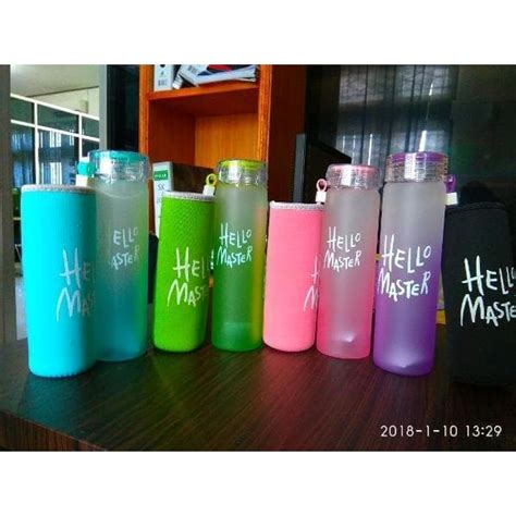 Jual Botol Minum Anak Hello Master Kaca Plus Free Pouch Shopee Indonesia