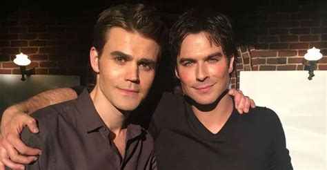 Ian Somerhalder E Paul Wesley Revelam Briga Em The Vampire Diaries Mix De Séries