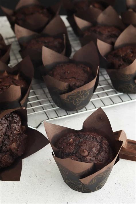 Muffins De Chocolate Con Pepitas Super Esponjosos Y M Medos
