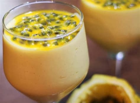 Val Ria Na Cozinha Mousse De Maracuj Sem Gelatina Muito F Cil