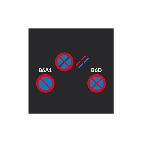Marquage au sol B6a1 ou B6d adhésif Direct Signalétique