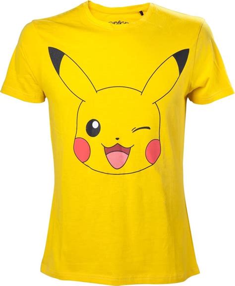 bol Difuzed Pokémon Pikachu Knipoog T Shirt Geel N v t Unisex T