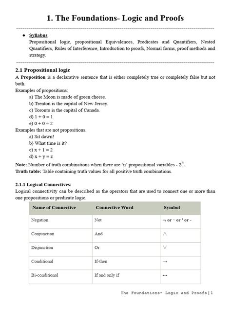 1 the foundations logic and proofs pdf if and only if contradiction