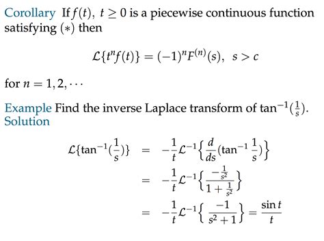 inverse laplace transform molifirst