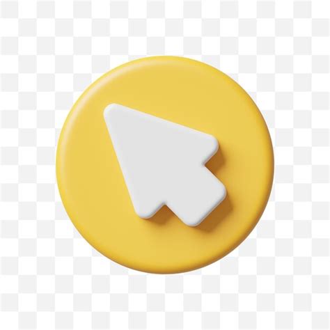 Premium Psd Cursor Arrow Pointer Icon D