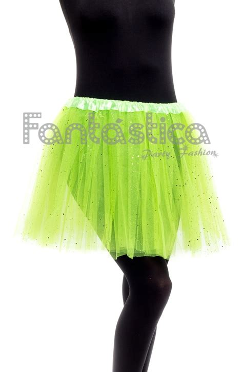 Tutú para Ballet y Danza Falda de Tul para Mujer Color Verde Claro