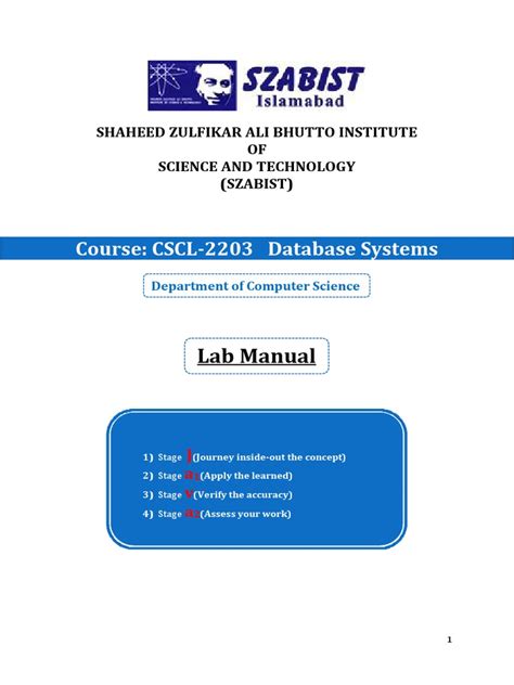 dbms lab manual lab 1 to 7 pdf relational database databases