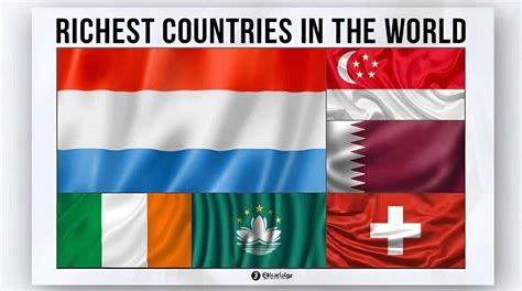 Top 50 Richest Countries In The World In 2023 With GDP Per Capita