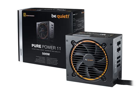 Fuente De Poder Be Quiet Pure Powe 11 500W Certificada 80 Plus Gold