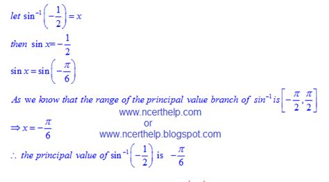 ncert solutions cbse sample papers and syllabus for class 9 to 12 find the principal values