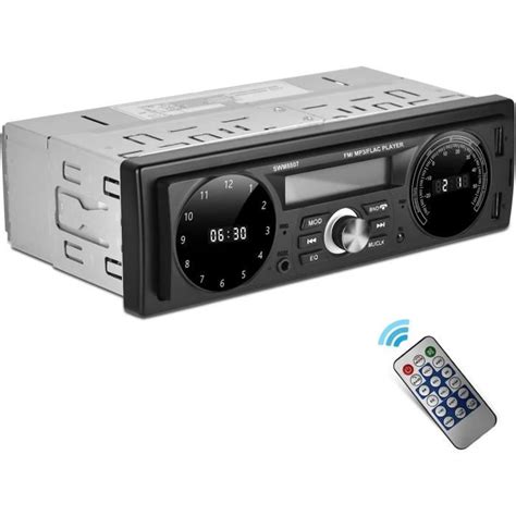 Autoradio Bluetooth Din Radio Voiture R Cepteur Avec Lecteur Mp
