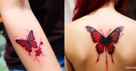Red Butterfly Tattoo Meaning And Symbolism Tatticle